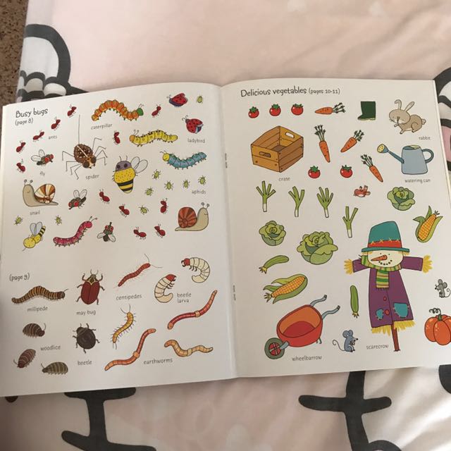 Usborne First Sticker Book - Garden – Smart Toys PH